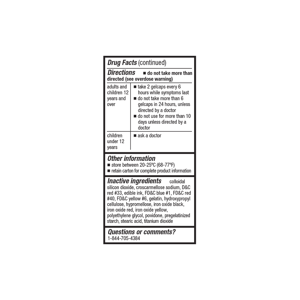 GoodSense® Extra Strength Pain Relief PM Rapid-Release Gelcap, 24 ea