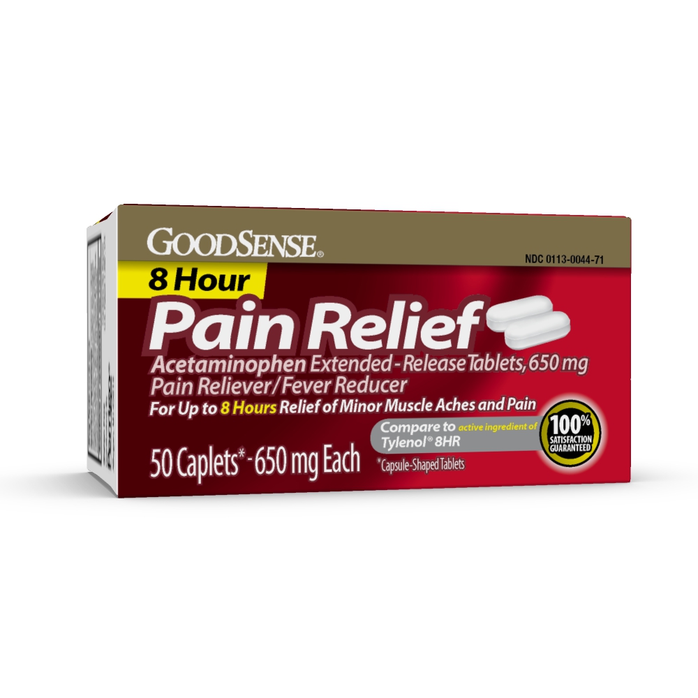 GoodSense® 8 Hr Pain Relief Extended Release Tablets, Acetaminophen 650 mg