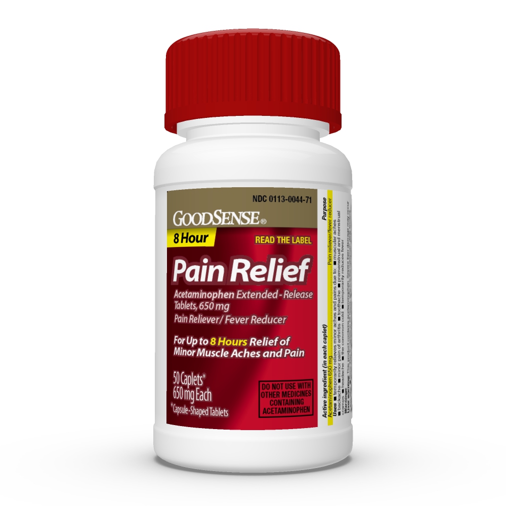 GoodSense® 8 Hr Pain Relief Extended Release Tablets, Acetaminophen 650 mg