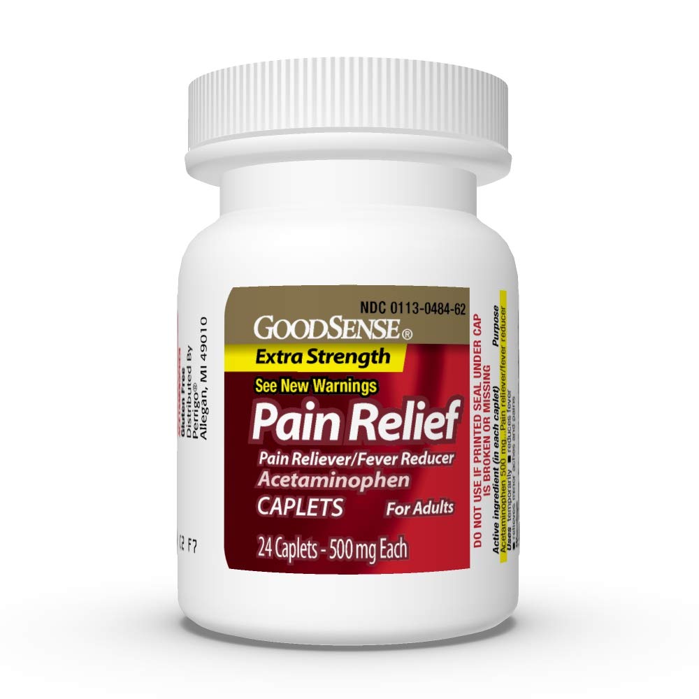 GoodSense® Extra Strength Pain Relief, Acetaminophen Caplets, 24 ct