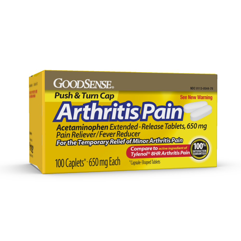 GoodSense® 8-HR Arthritis Pain Relief Acetaminophen 650 mg, 100 ea